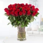 Blumenshop 💐 40 rote Rosen (40cm) im Strauß - Wunschtermine bis 18.11 ...
