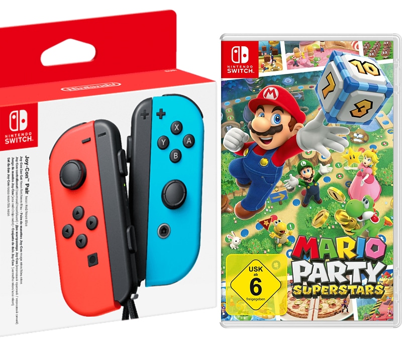 🕹 Nintendo Switch Joy-Cons + Mario Party Superstars 🍄 - MyTopDeals