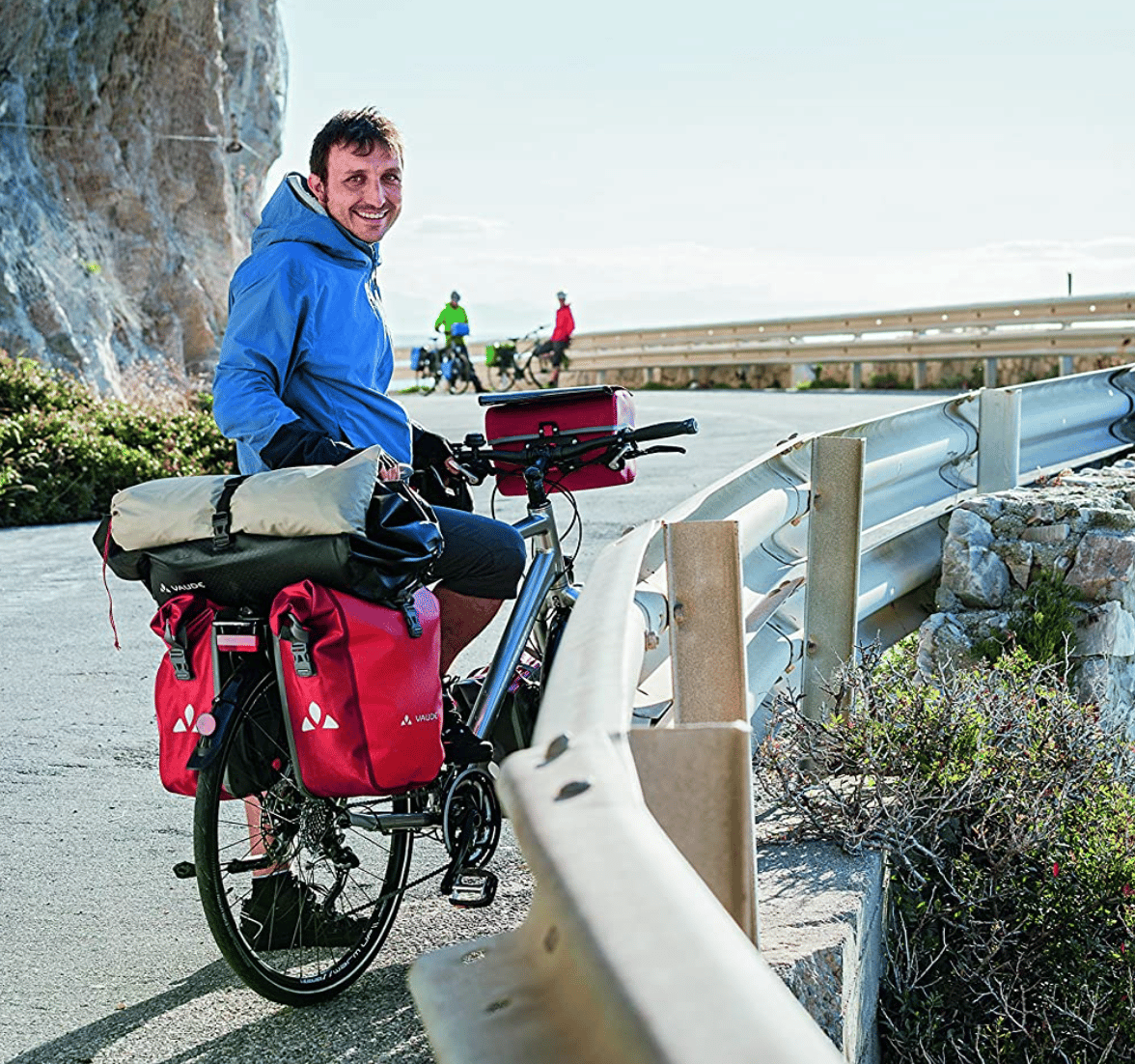 🚴🏻 VAUDE Aqua Back - 2 wasserdichte Fahrradtasche für's Hinterrad ...