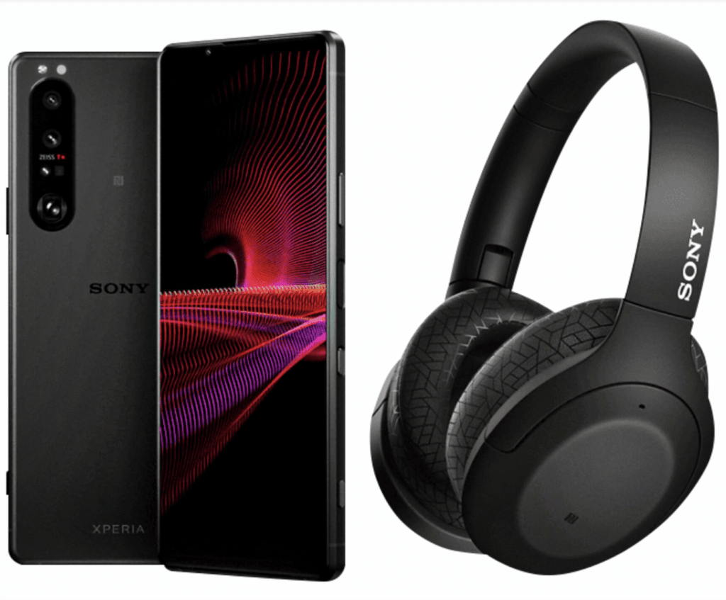 SONY Xperia 1 III KIT + WH-H910N Bluetooth Kopfhörer, 21:9 OLED Display ...