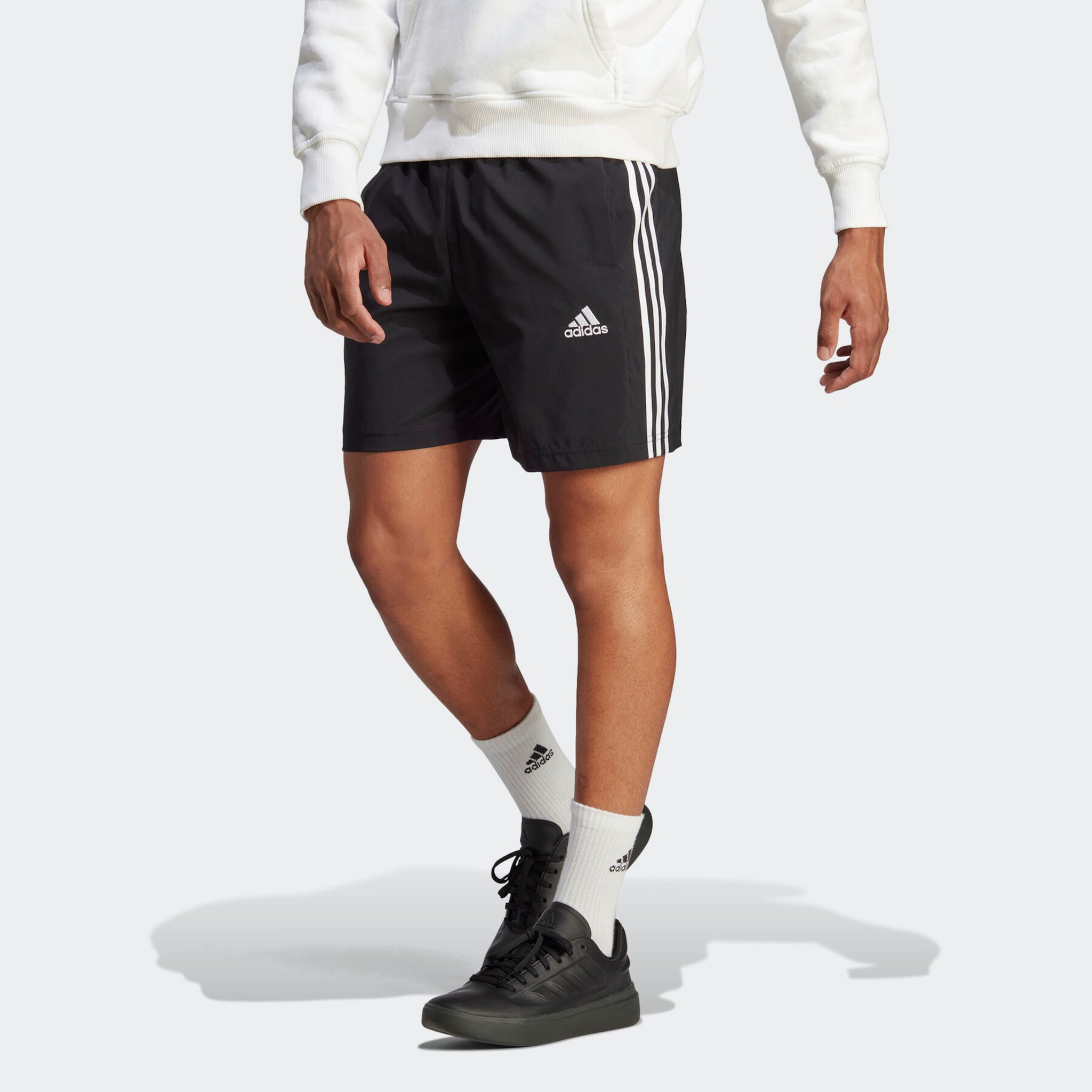 adidas Aeroready Essentials Chelsea 3 Stripes Herren Shorts - MyTopDeals