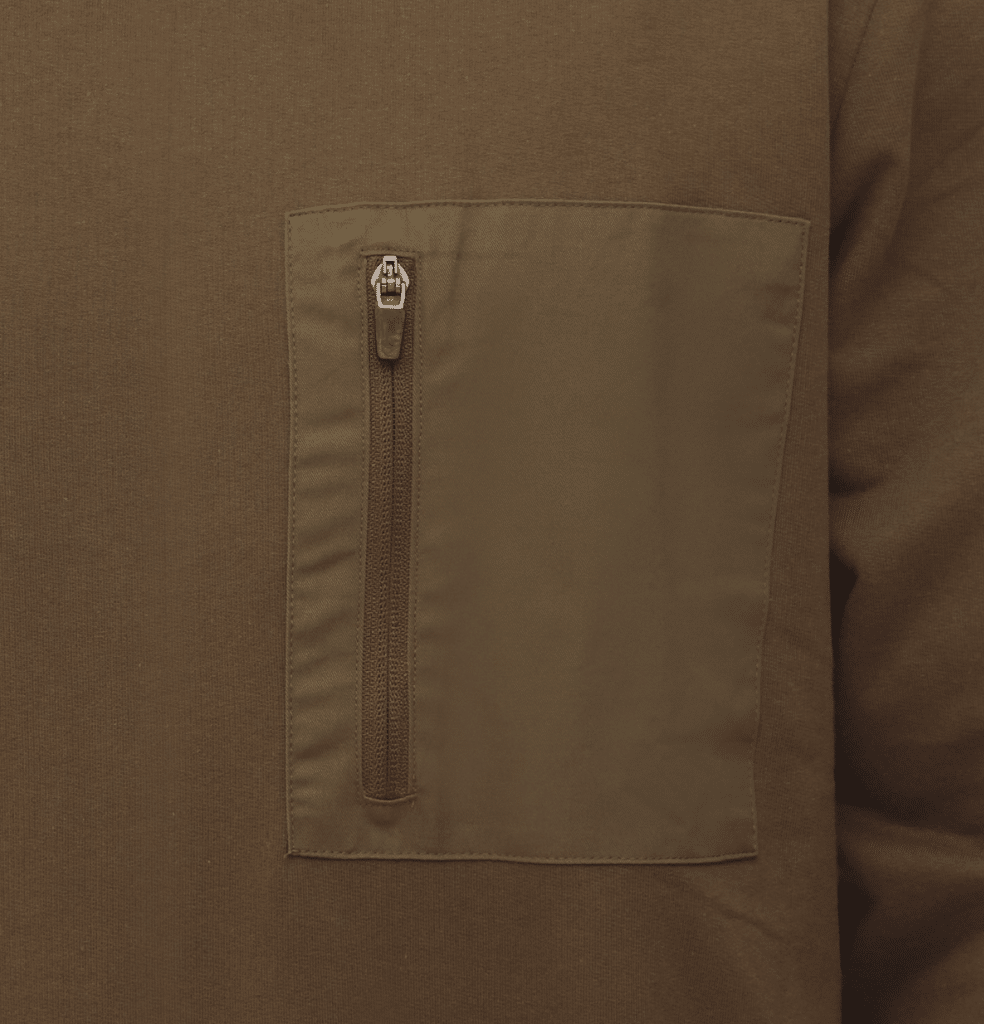 SOLID Jonko Herren Pulli recycelter Sweat-Pullover mit Brusttasche ...