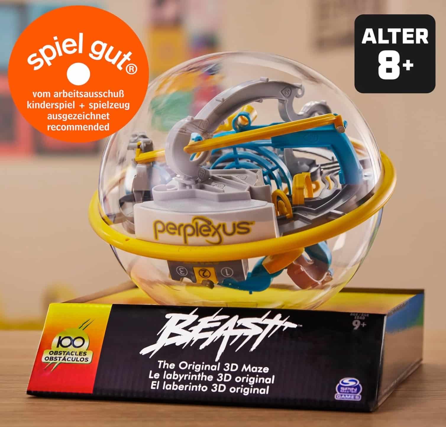 [Prime] 🧩 Perplexus Beast 3D Kugellabyrinth (100 Hindernisse) - MyTopDeals